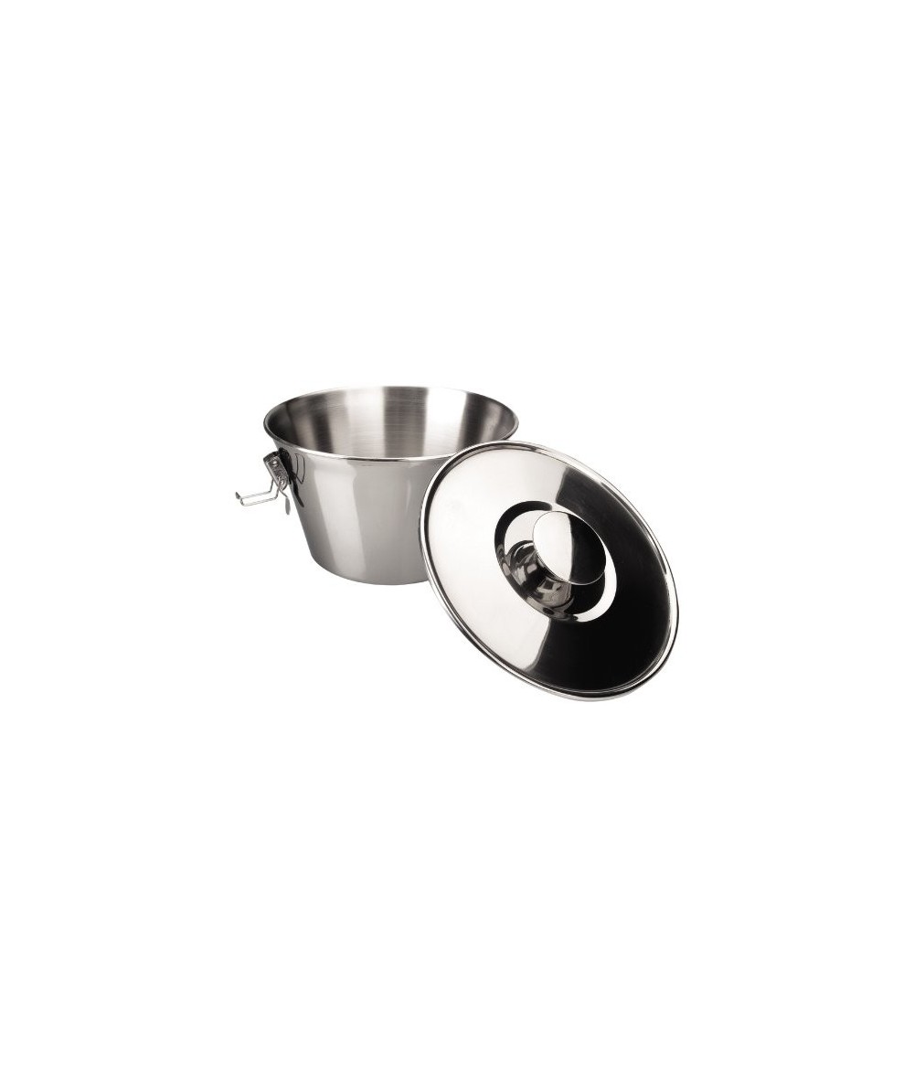 FLANERA CON TAPA ACERO INOX 16CM IBILI 651616